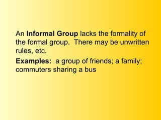 Types Of Social Groups Powerpoint | PPT