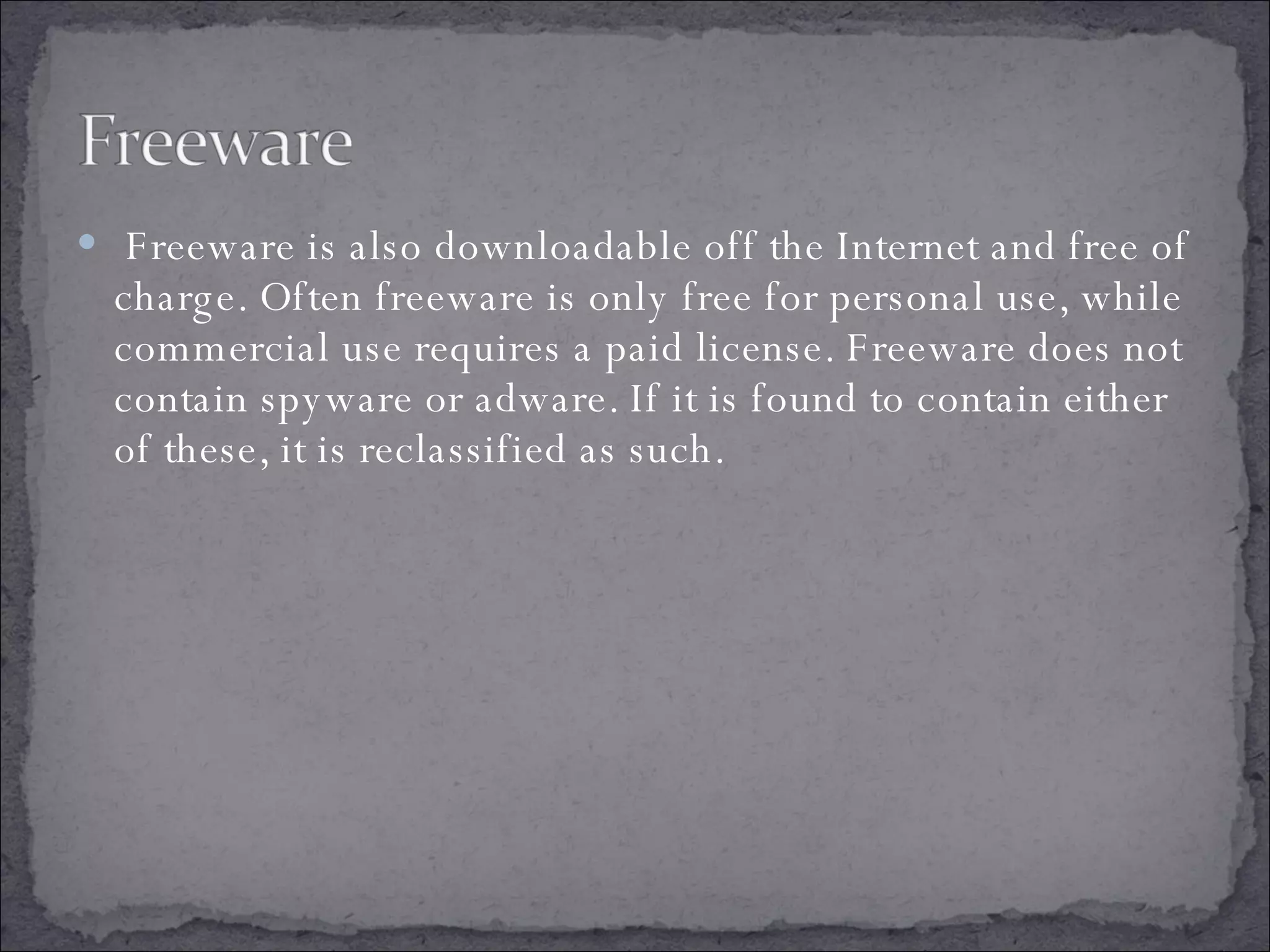Types Of Software | PPS