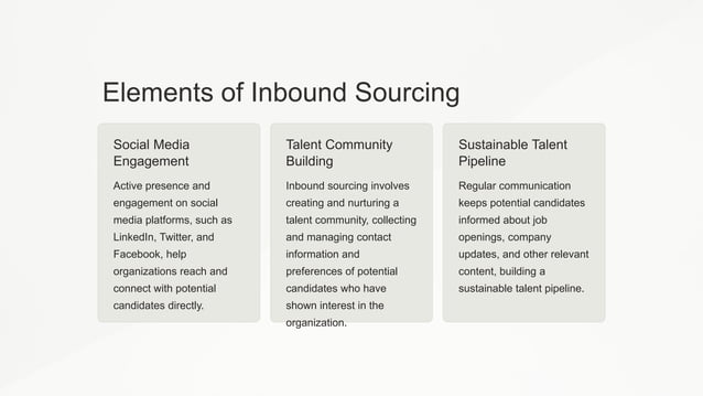 Types of Sourcing in Recruitment for your organisation | PPTX | Resume ...