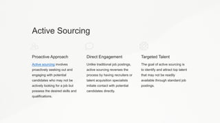 Types of Sourcing in Recruitment for your organisation | PPTX
