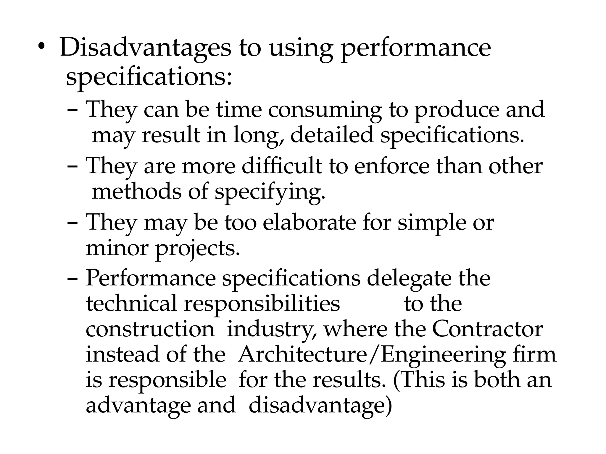 Types-of-specification b. architecture . | PPT