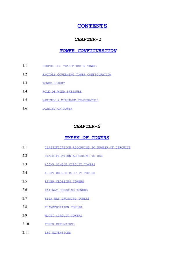 design of tower | PDF