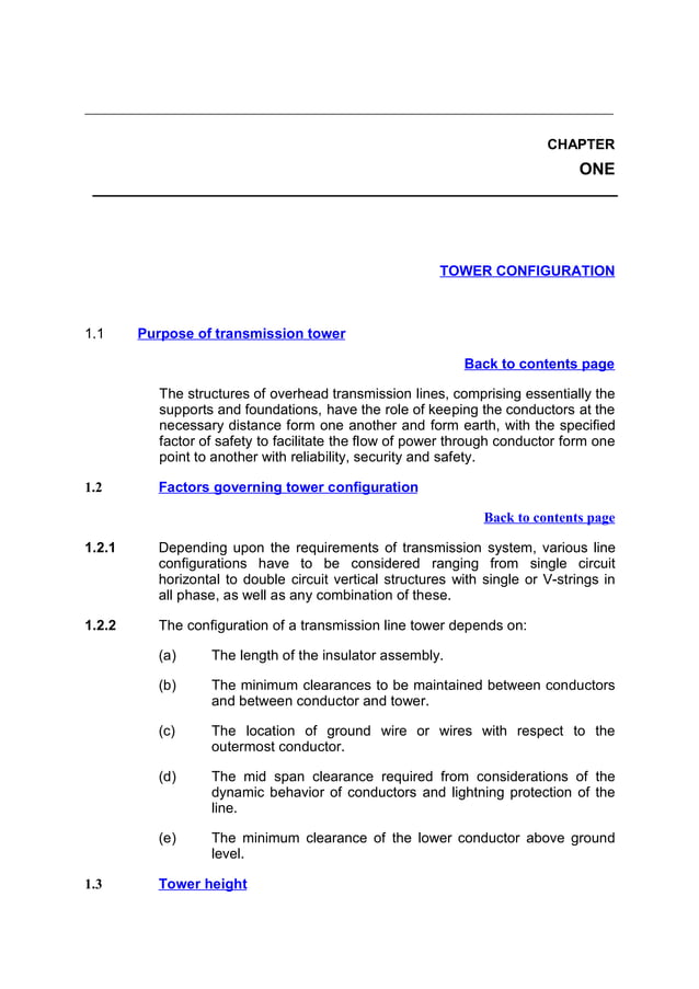 design of tower | PDF