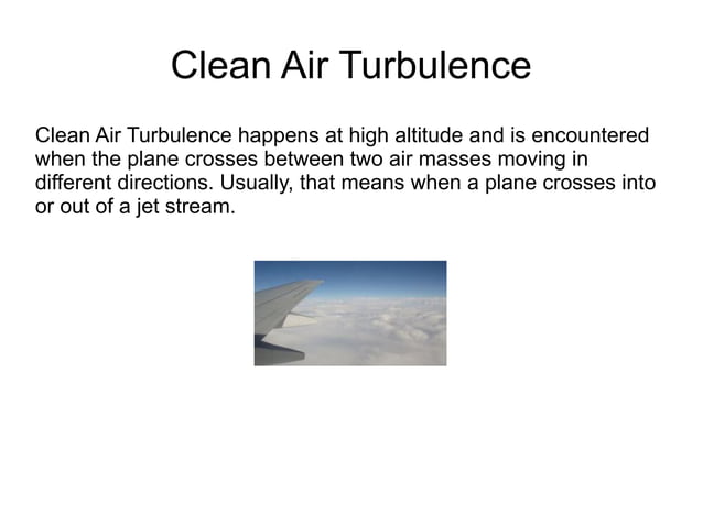 Types Of Turbulence Explained | PPT
