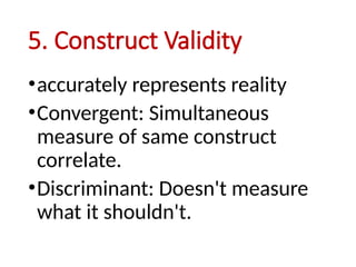 Types-of-Validity, Professional Education | PPTX