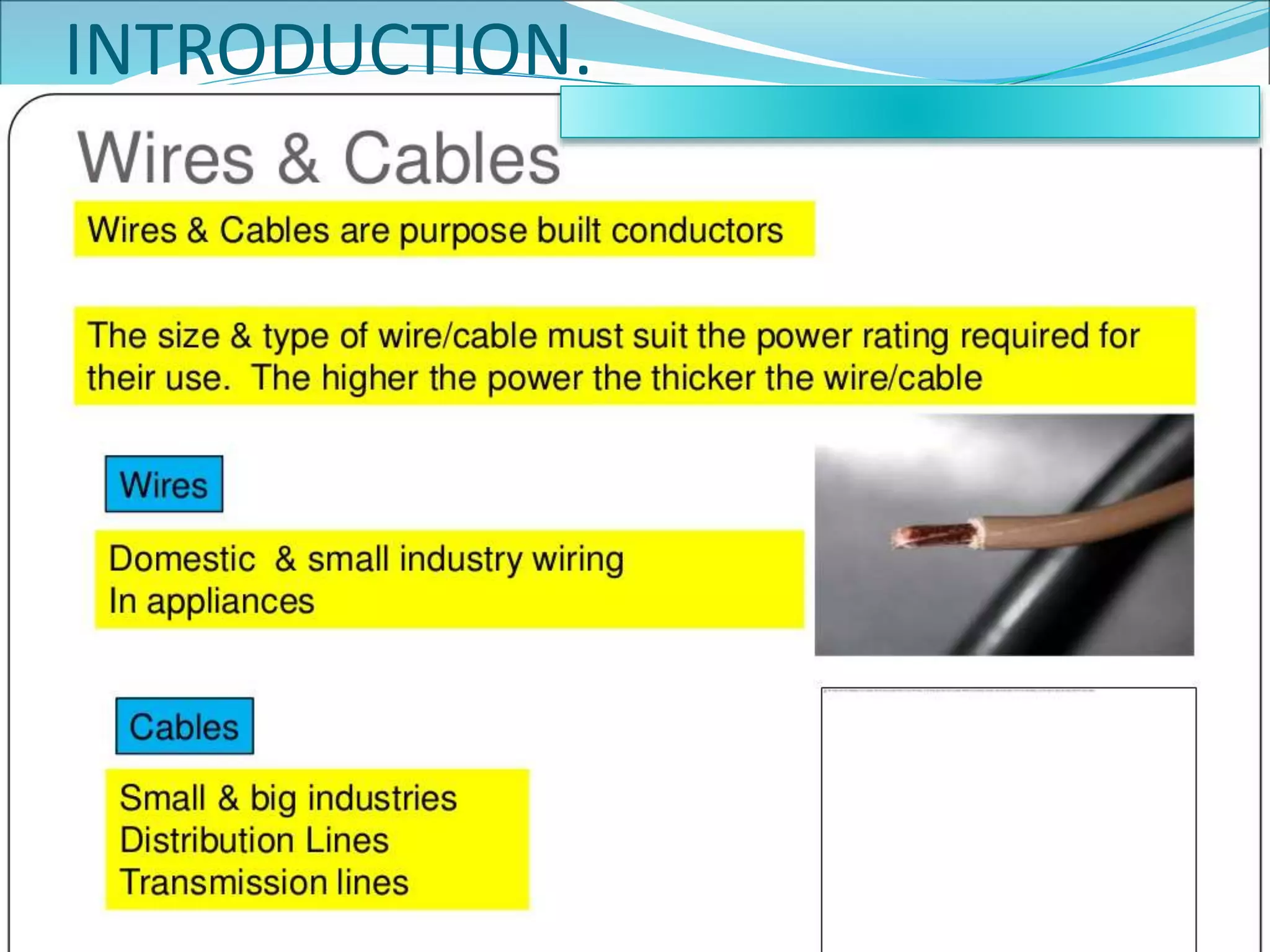 types-of-wires-and-cables-55d0a2978b93e.ppt