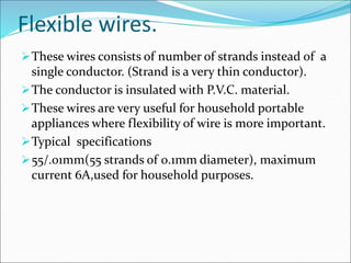 types-of-wires-and-cables-55d0a2978b93e.ppt