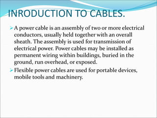 types-of-wires-and-cables-55d0a2978b93e.ppt