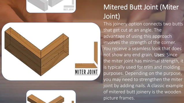 Types-of-Wood-Joints.pptx | Woodworking | Arts and Crafts