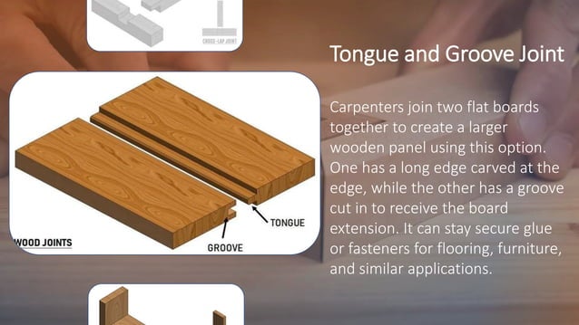 Types-of-Wood-Joints.pptx | Woodworking | Arts and Crafts