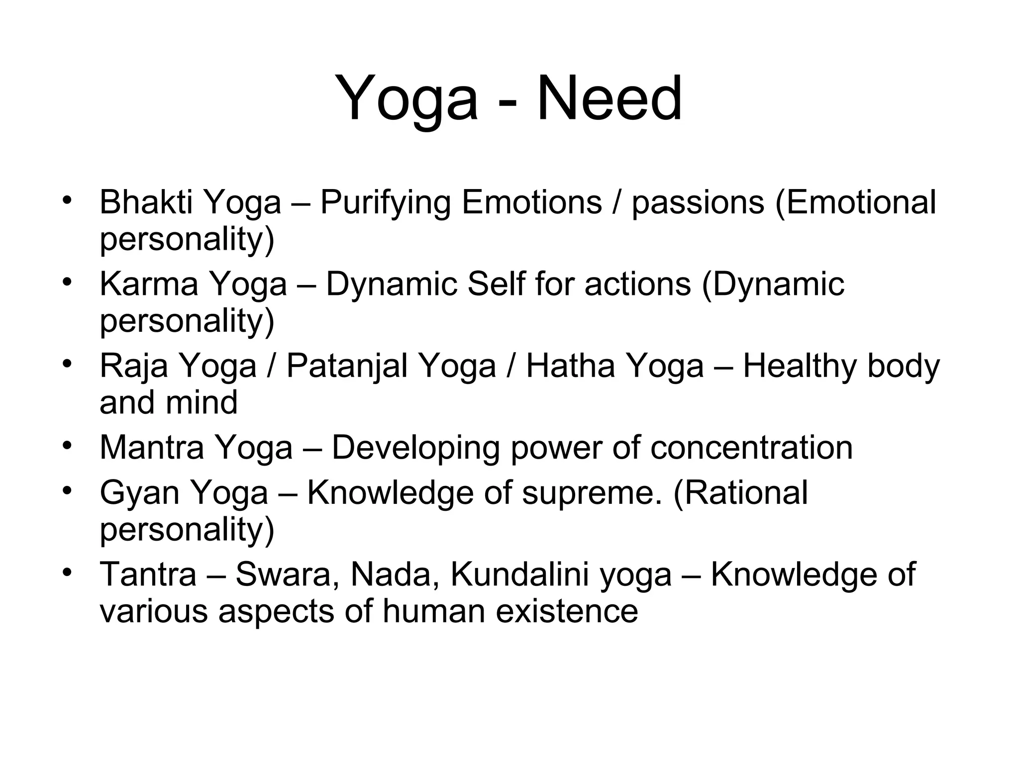Types Of Yoga | PPT