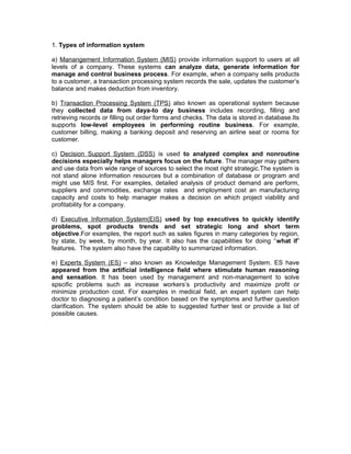 Types usage-of-information-system | DOC