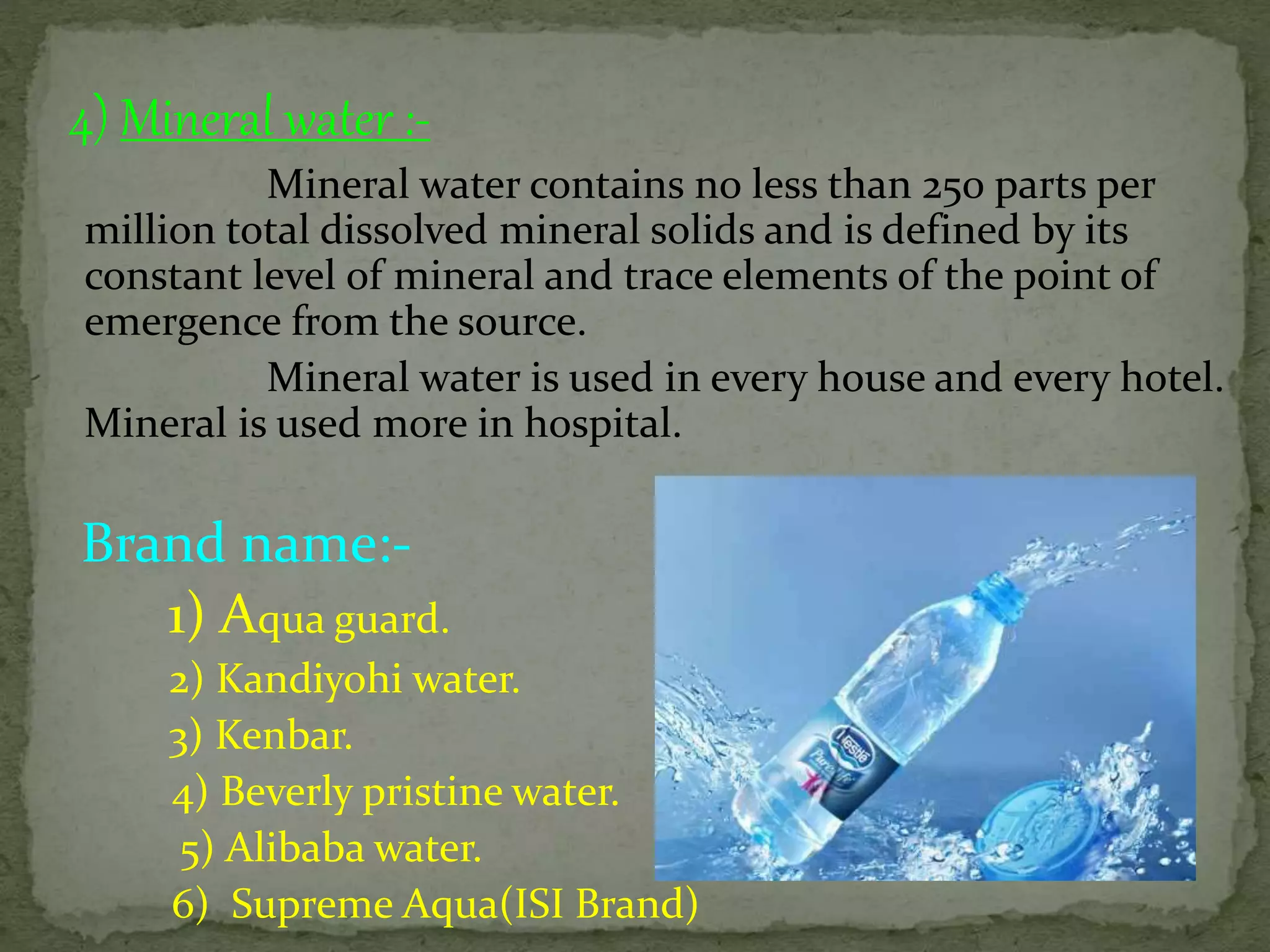 Types 0f water | PPTX