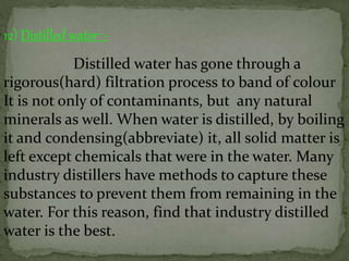 Types 0f water | PPTX