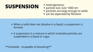 Types of mixtures for grade 6 science ppt | PDF