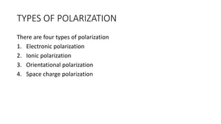 TYPES OF POLARIZATION | PPTX