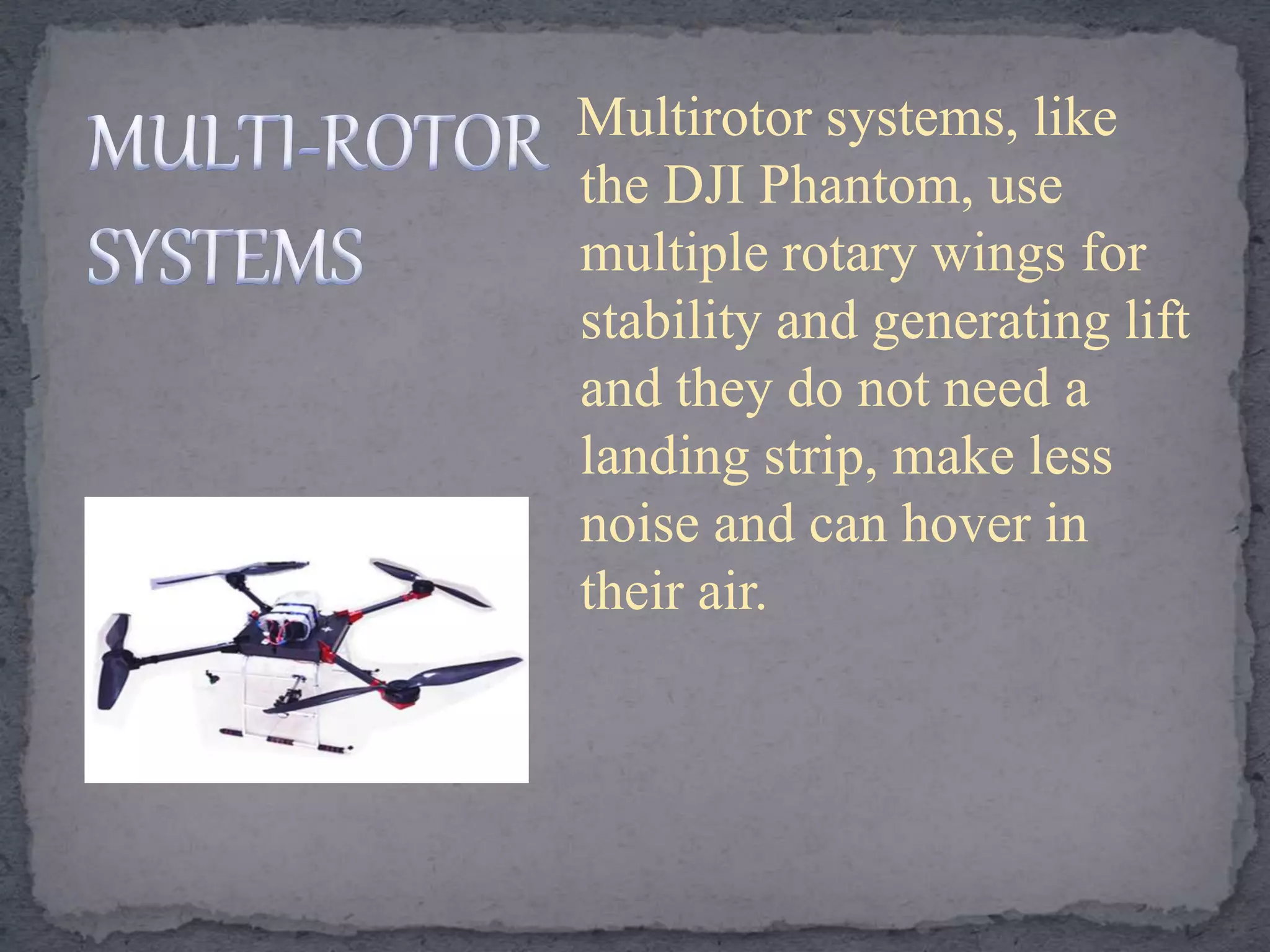 3. Types and applications of drones | PPTX