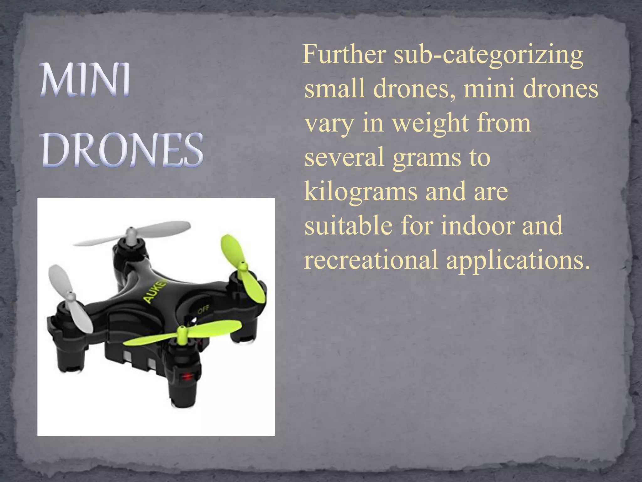 3. Types and applications of drones | PPTX