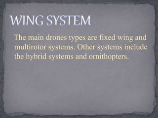 3. Types and applications of drones | PPTX