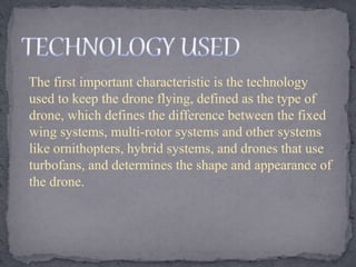 3. Types and applications of drones | PPTX