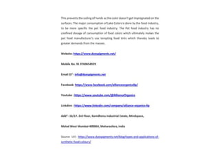 Types And Applications Of Synthetic Food Colours_00001.ppt