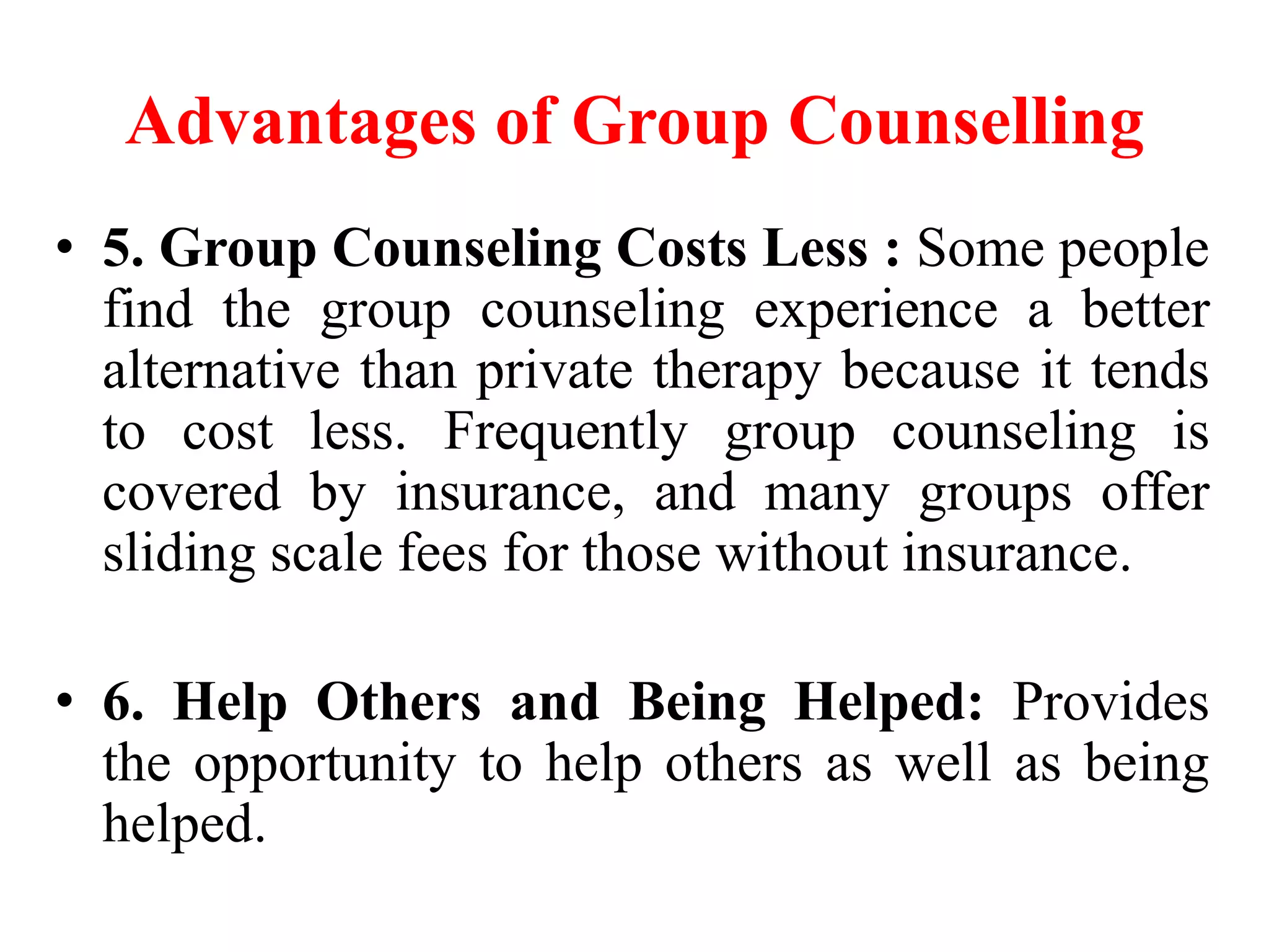 Types and areas of counseling multicultural counseling | PDF