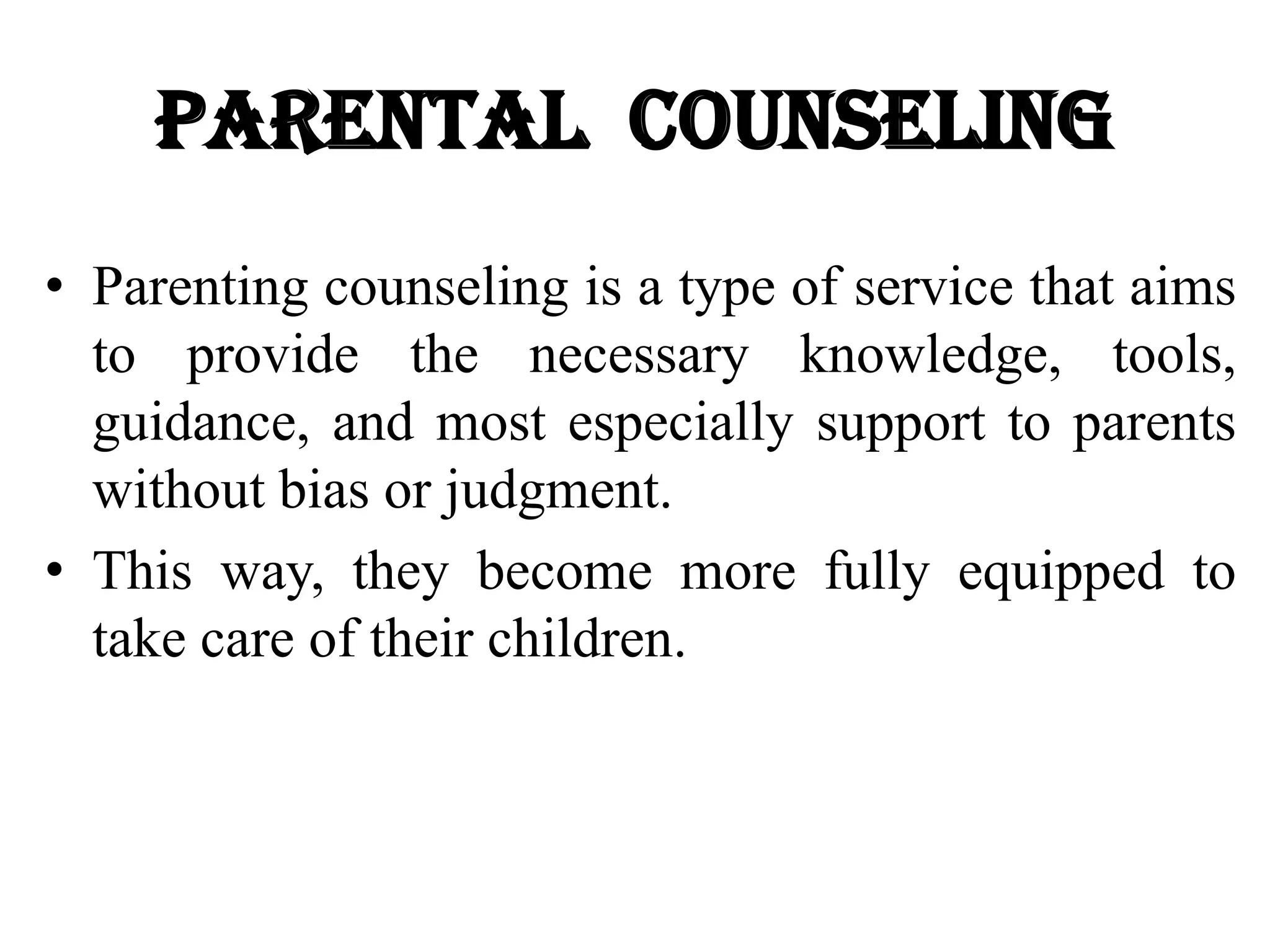 Types and areas of counseling multicultural counseling | PDF