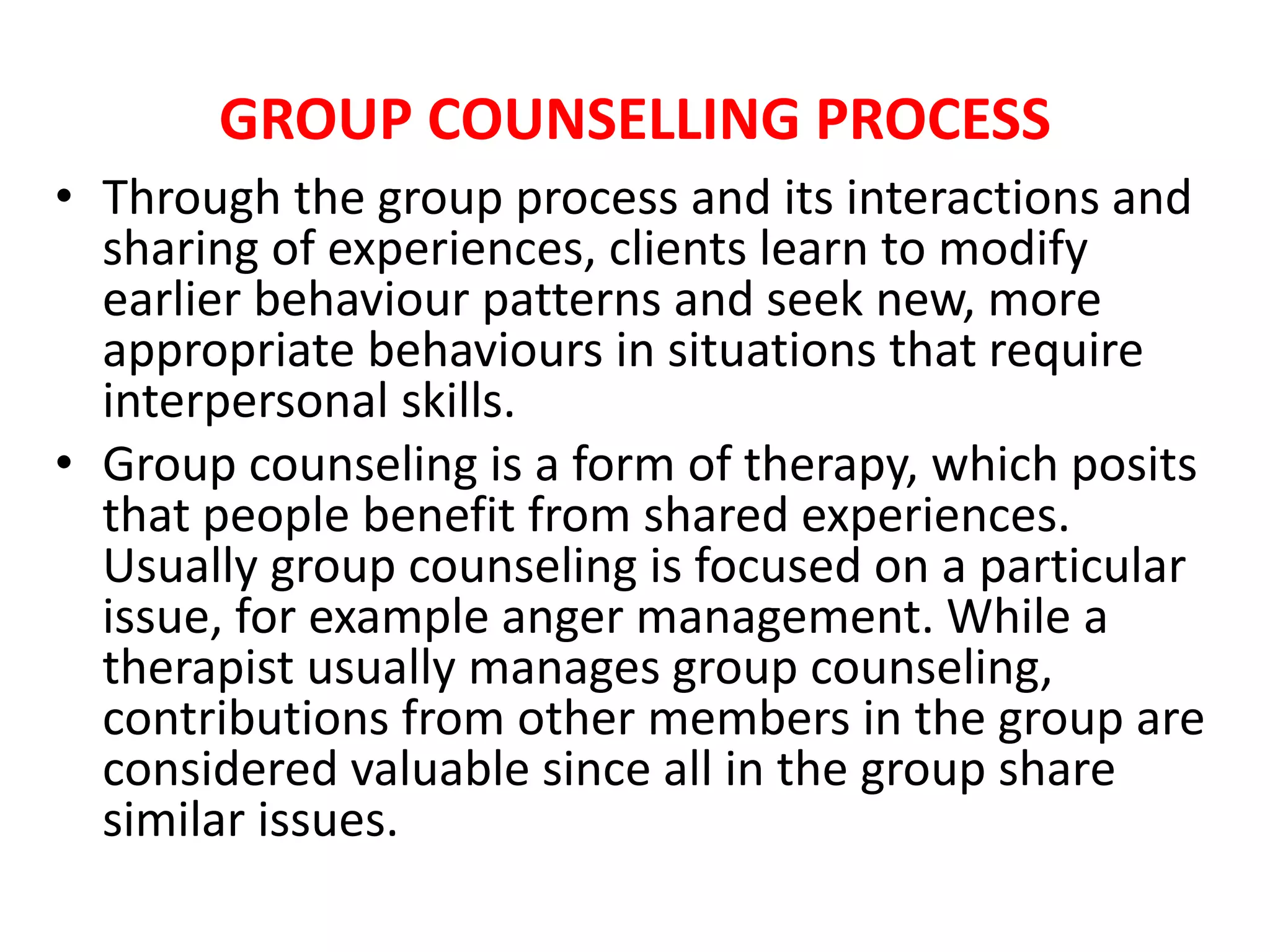 Types and areas of counseling multicultural counseling | PDF