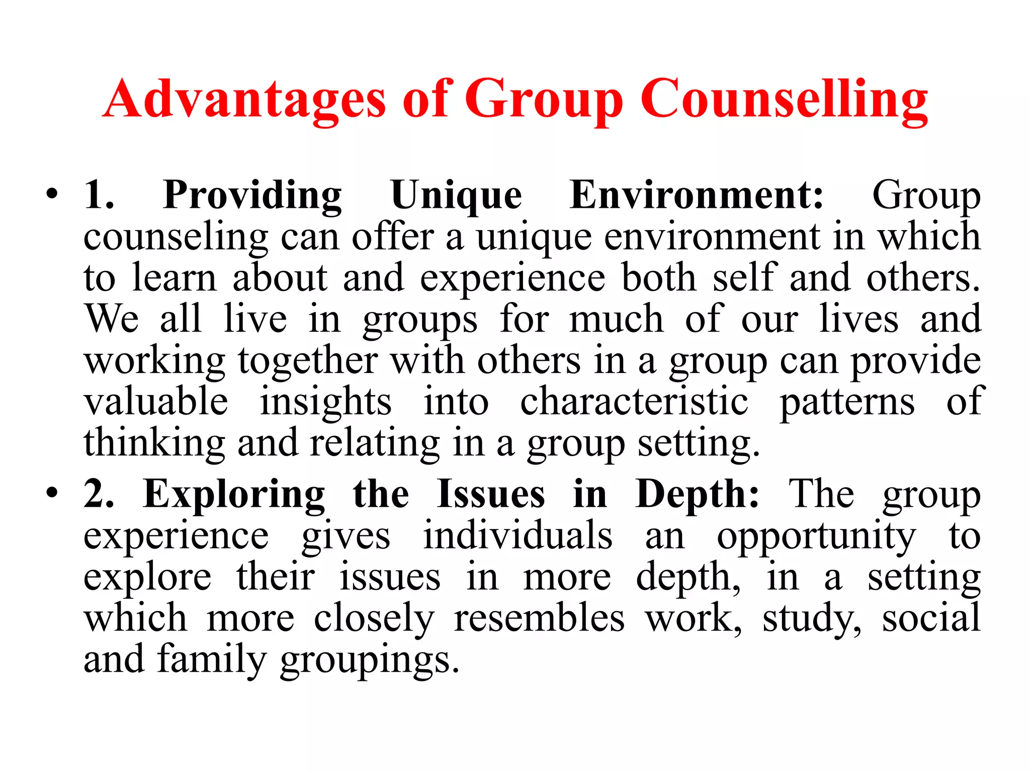 Types and areas of counseling multicultural counseling | PDF