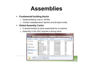 Types And Assemblies | PPTX | Programming Languages | Computing