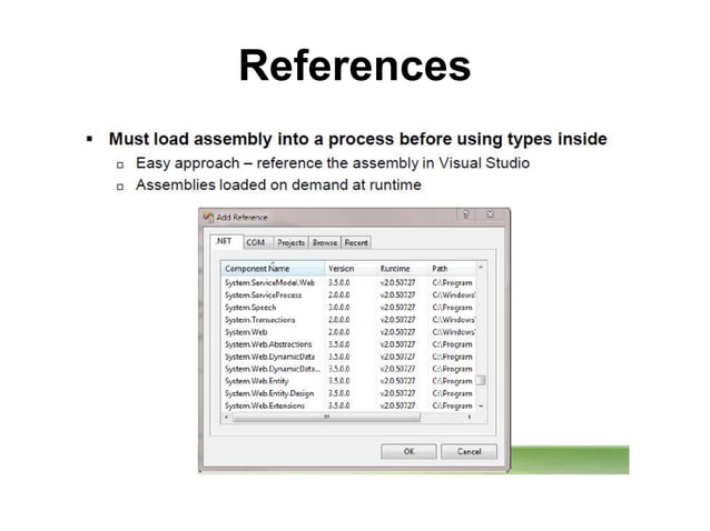 Types And Assemblies | PPTX | Programming Languages | Computing