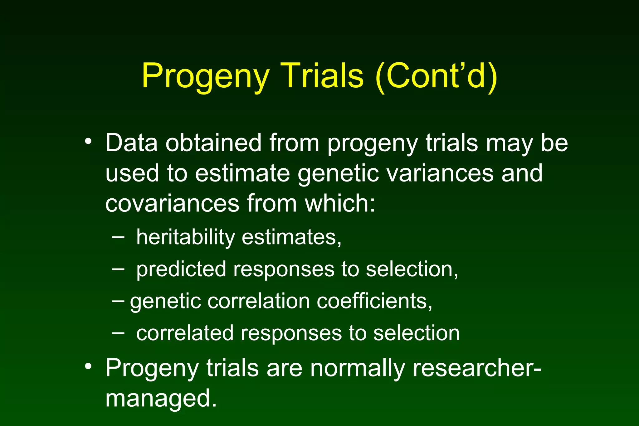Types and Characteristics of Field Trials | PPT