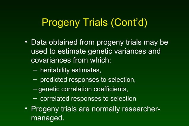 Types and Characteristics of Field Trials | PPT