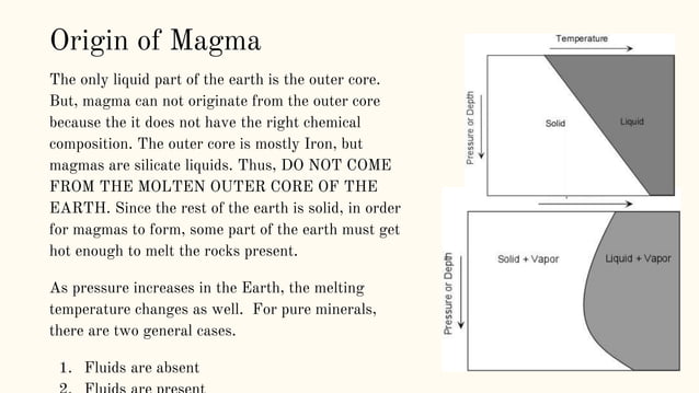 Types and characteristics of magma | PPTX | Geology | Science