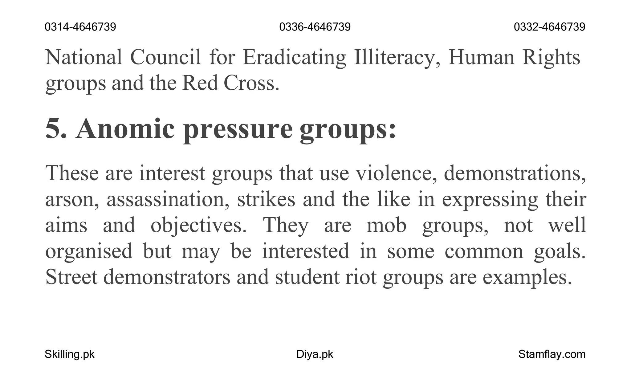 Types and Characteristics of Pressure Groups.pptx