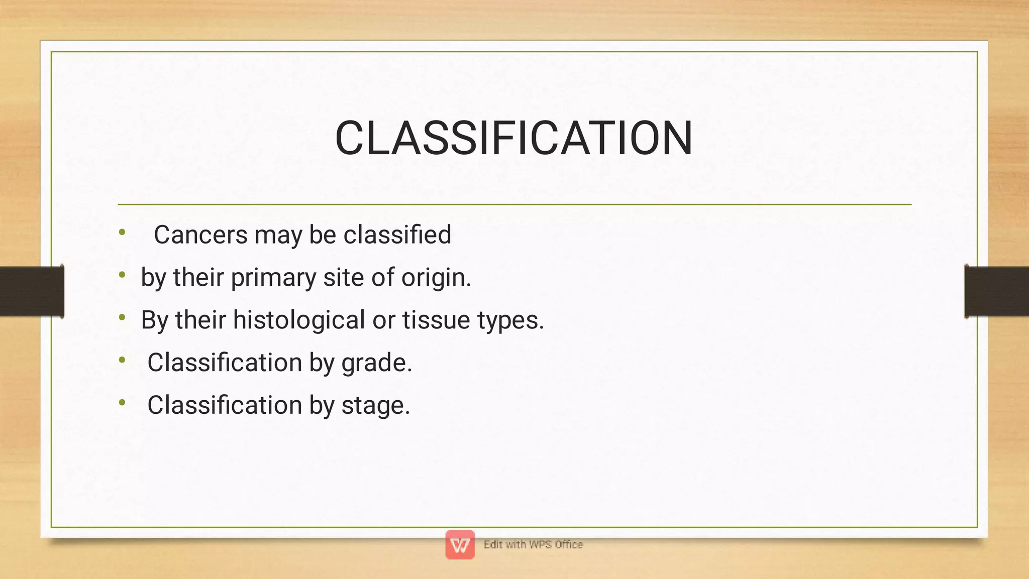 Types and classification of cancer | PDF
