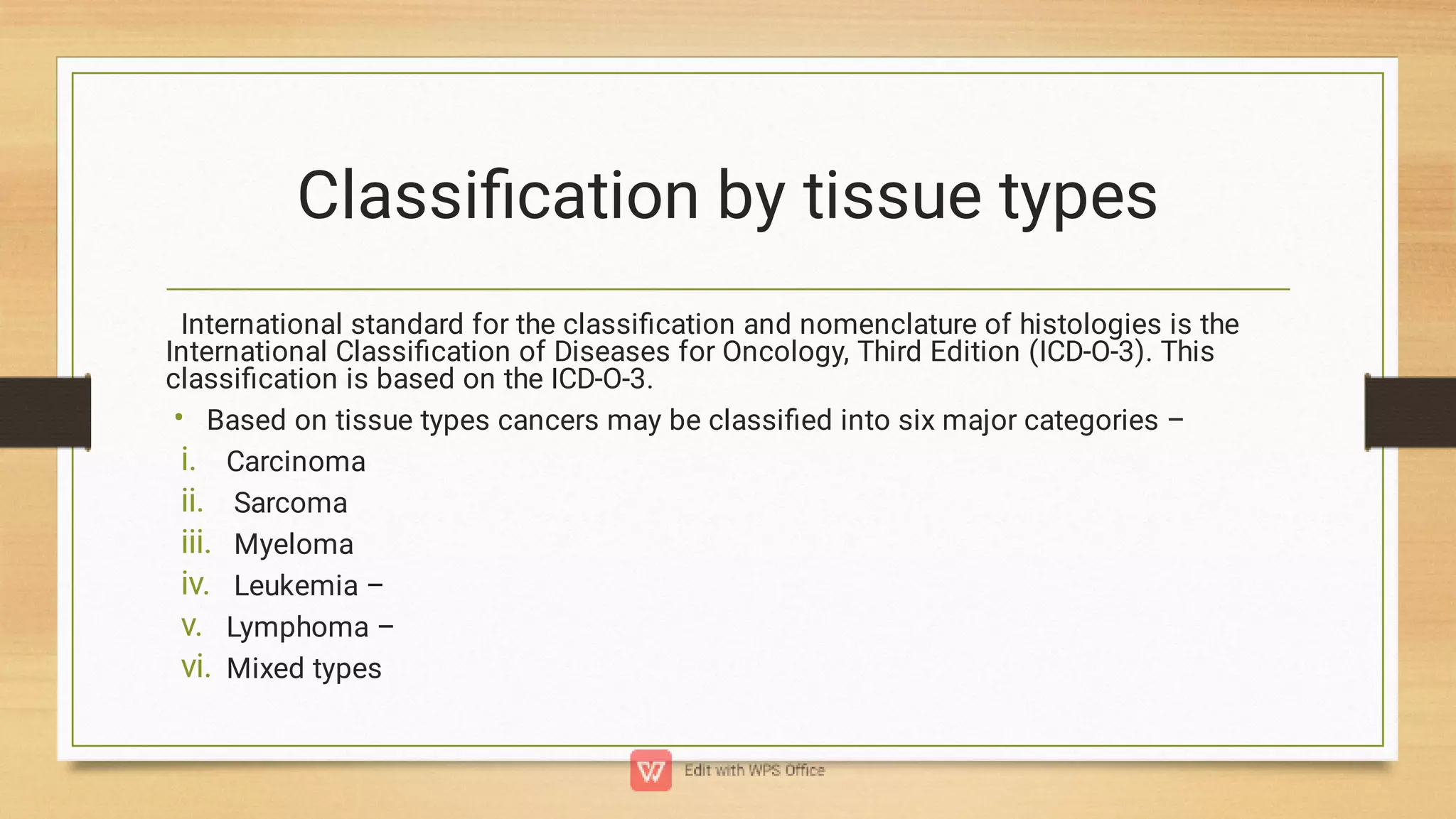 Types and classification of cancer | PDF