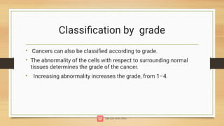 Types and classification of cancer | PDF