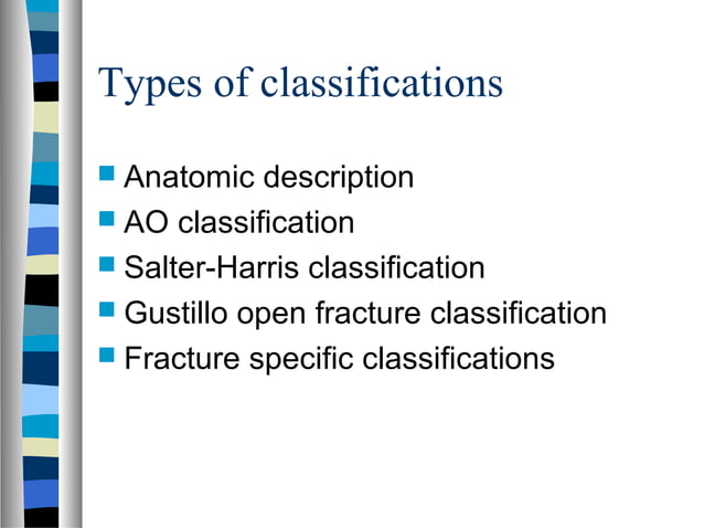 Types and classification of fractures | PPT