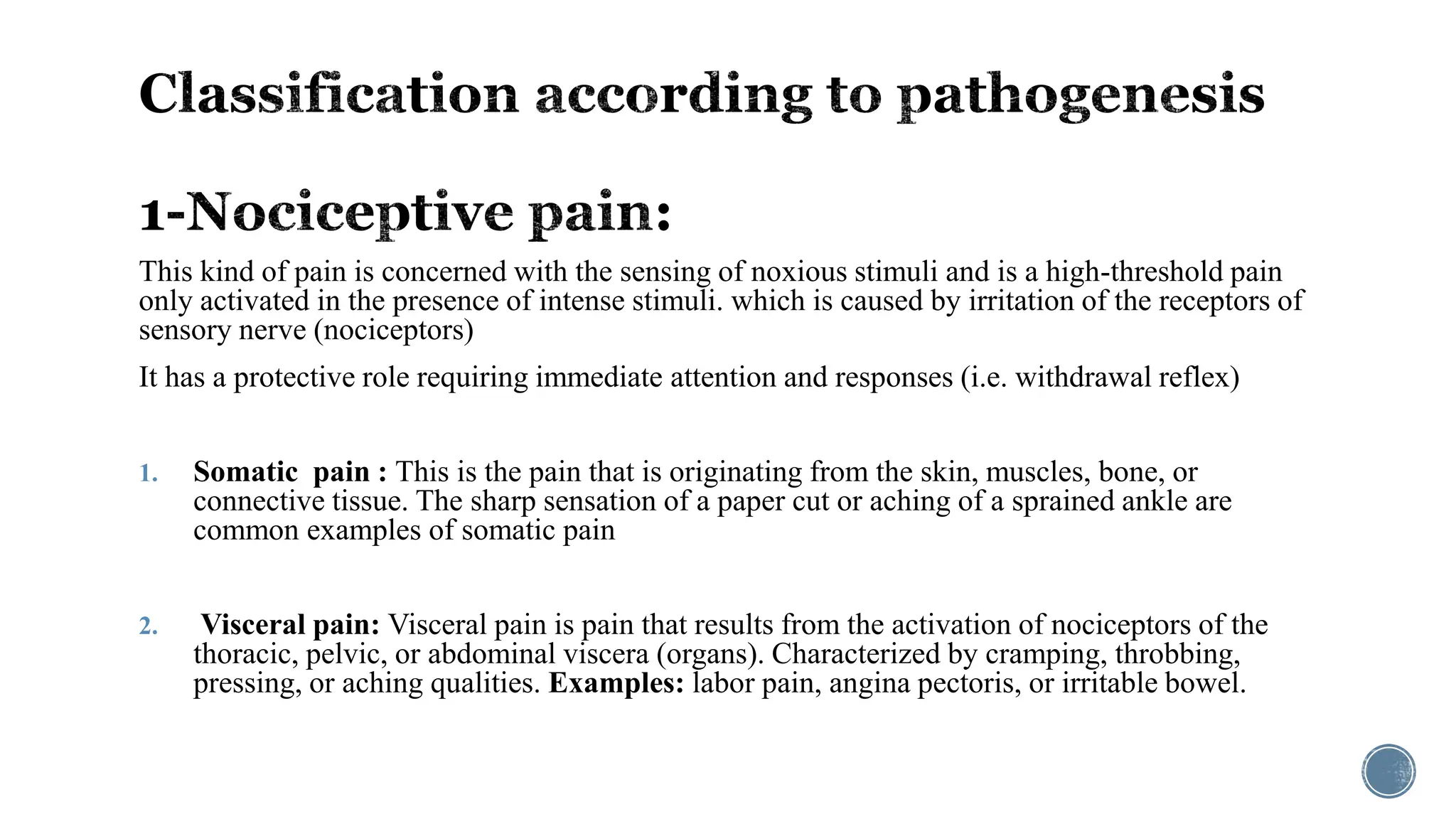 types and classification of pain catog .pptx