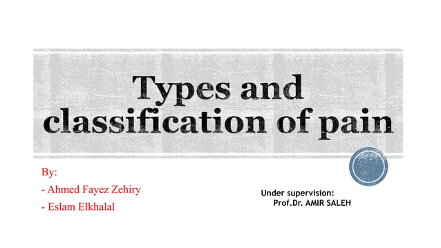types and classification of pain catog .pptx