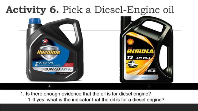 Types and classifications of engine oil (cot 1) | PPTX | Chemistry ...