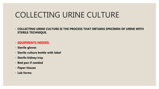 TYPES AND COLLECTION OF URINE SPECIMEN.pptx