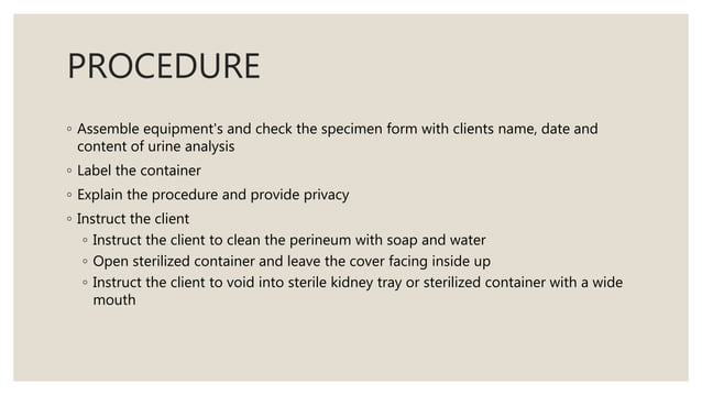 TYPES AND COLLECTION OF URINE SPECIMEN.pptx