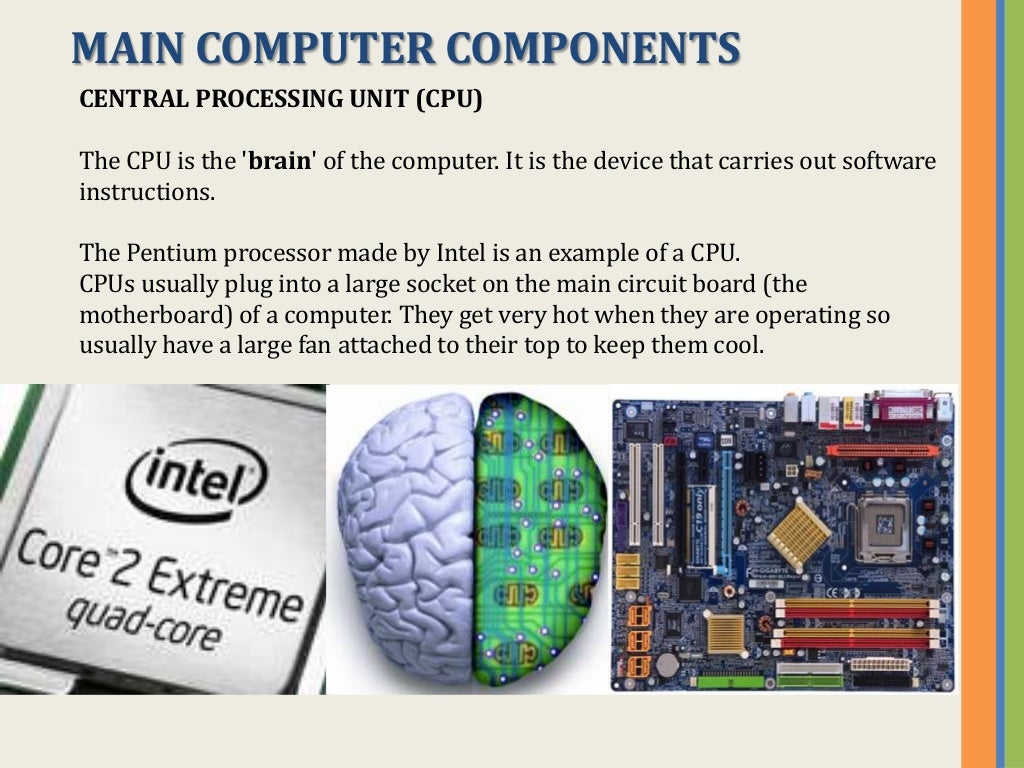 Types and components of computers