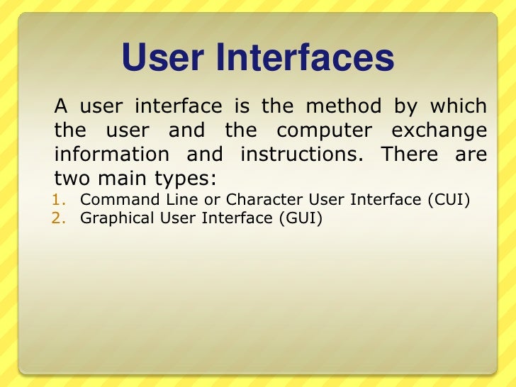 Types and components of computer system