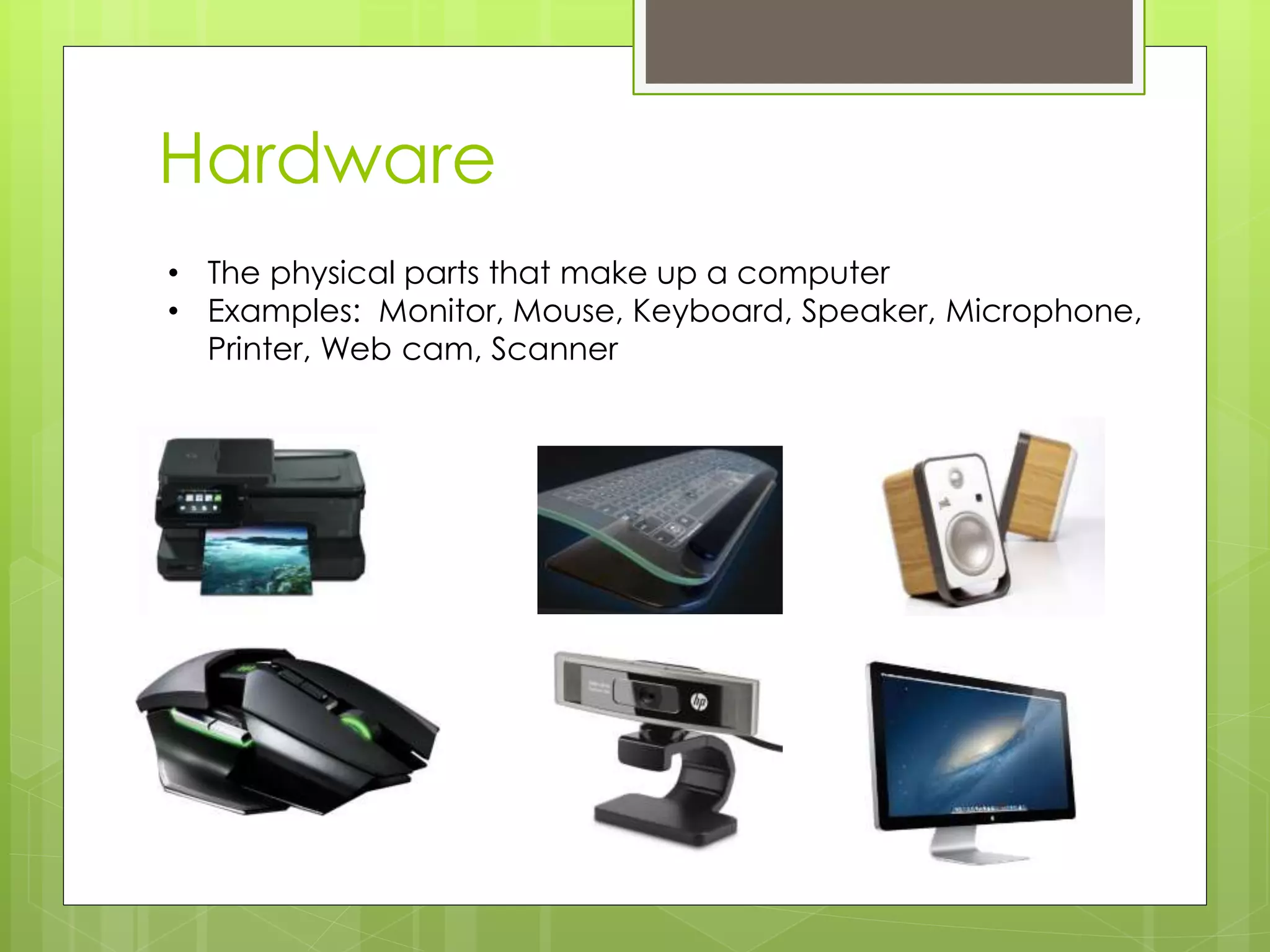 Types and components of computer system | PPT