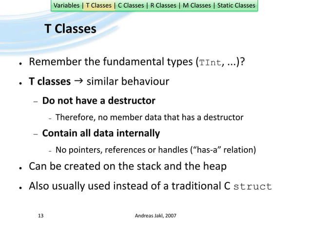 Symbian OS - Types And Declarations | PPTX | Programming Languages | Computing