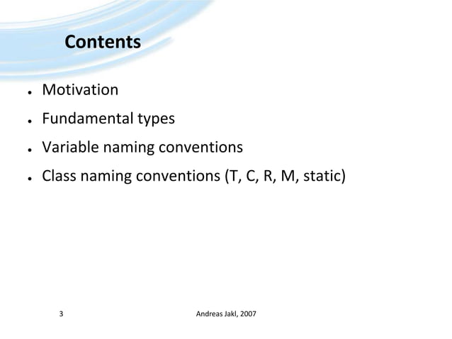 Symbian OS - Types And Declarations | PPTX | Programming Languages | Computing
