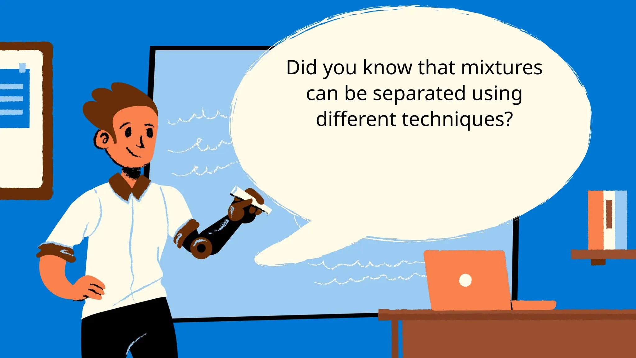 Types and Examples of Mixtures Science Presentation in Blue Light Blue ...